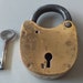 Vintage Large Brass Padlock Marked N.I.S Netherlands Indies Sepur Dutch ...