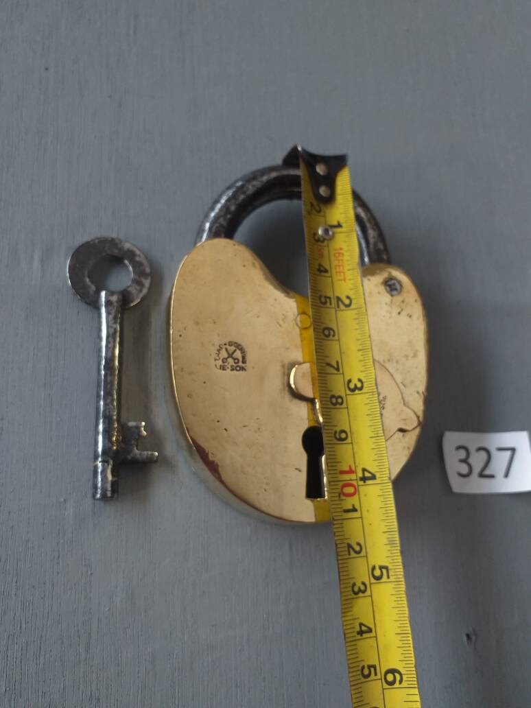 Vintage Brass Padlock Very Large Made in Germany by LIE SON - Etsy