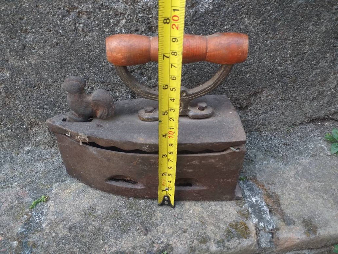 Vintage Large Iron Charcoal Iron Coal Iron Clothes Iron - Etsy