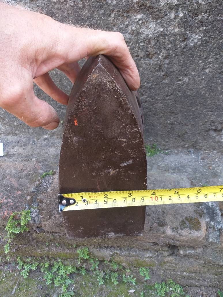 Vintage Large Iron Charcoal Iron Coal Iron Clothes Iron - Etsy