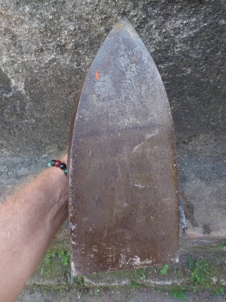 Vintage Large Iron Charcoal Iron Coal Iron Clothes Iron - Etsy