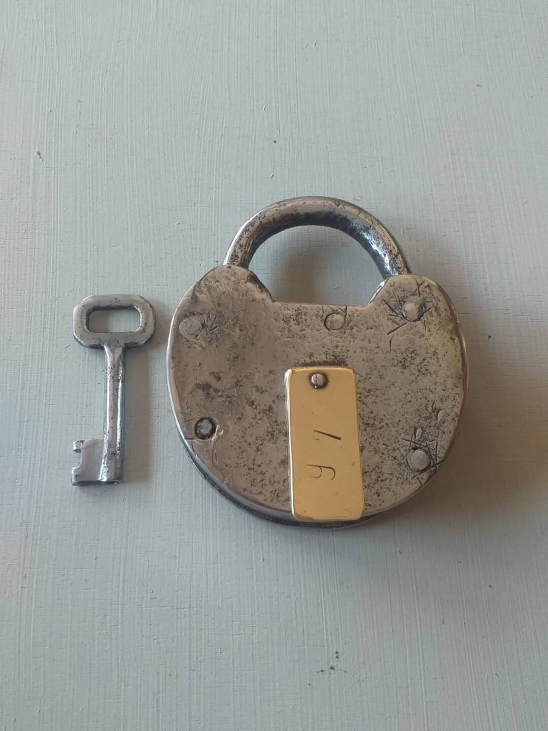 Vintage Large Railway Padlock Antique Railroad Padlock - Etsy
