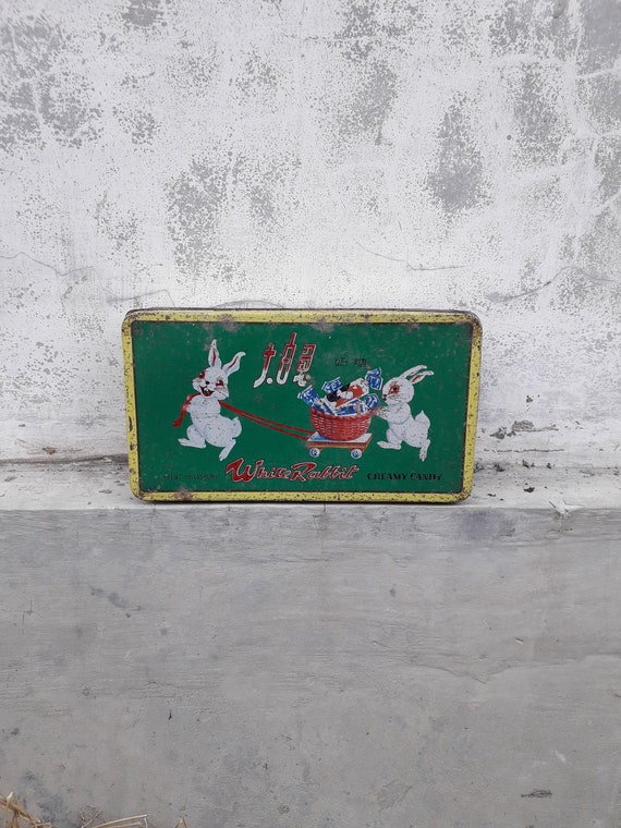 White Rabbit Candy Tin