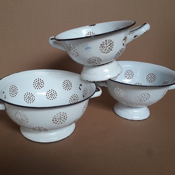 Enamel Colander - Etsy