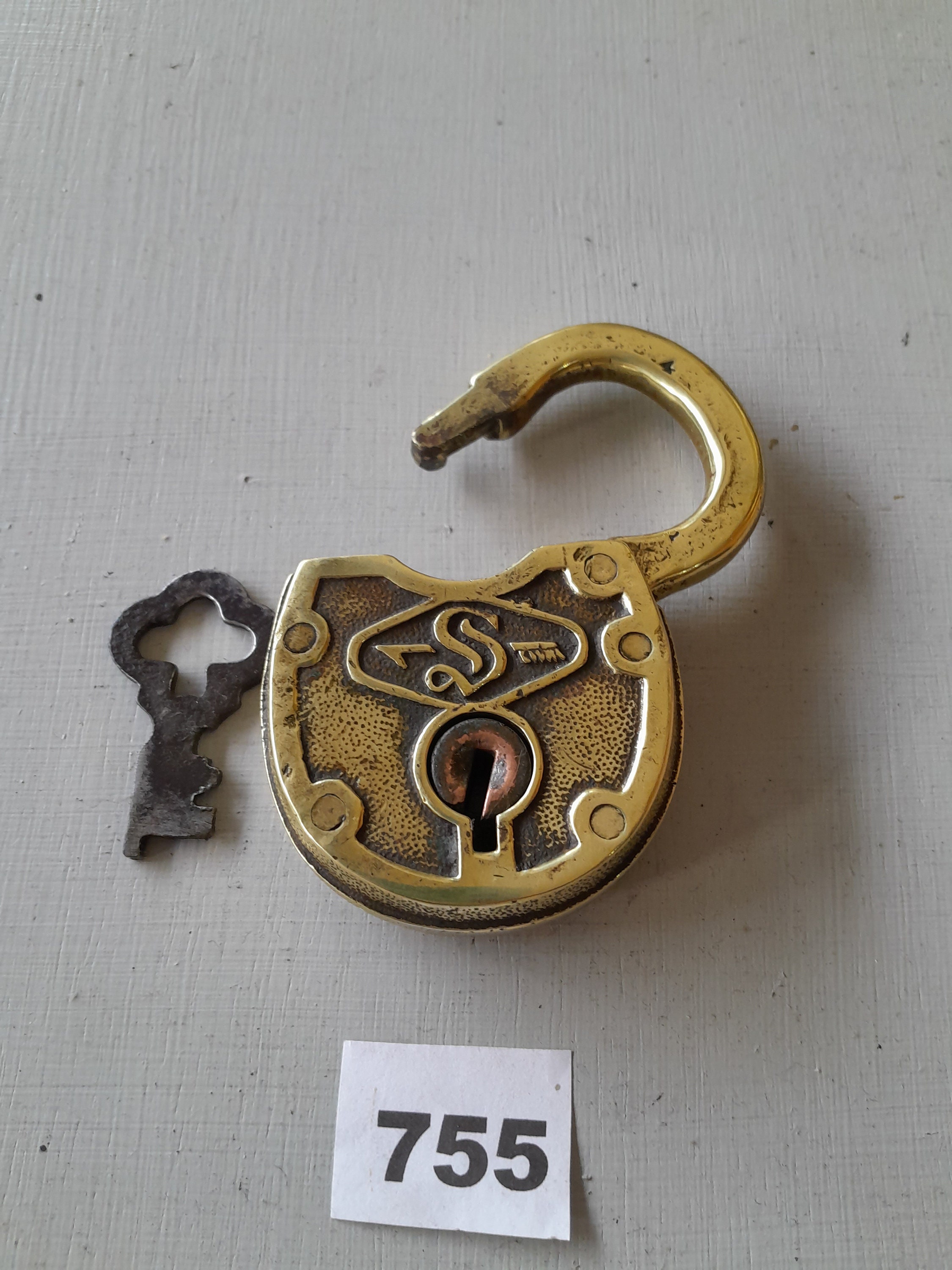 Vintage Brass Padlock Made by Slaymaker USA Early 1900s - Etsy