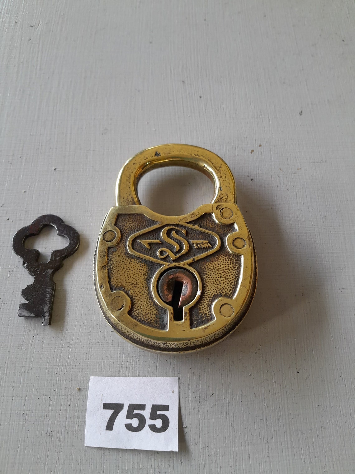 Vintage Brass Padlock Made by Slaymaker USA Early 1900s - Etsy