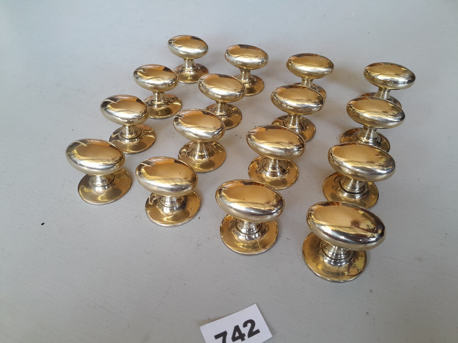 16 Fabulous Quality Vintage Style Oval Chunky Heavy Cast Brass Oval ...
