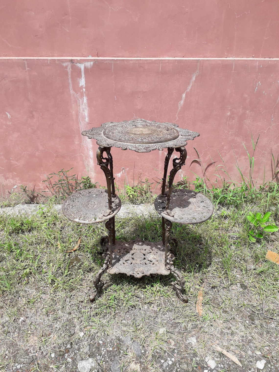 Vintage Cast Iron Plant Pot Stand Jardiniere Stand Victorian - Etsy