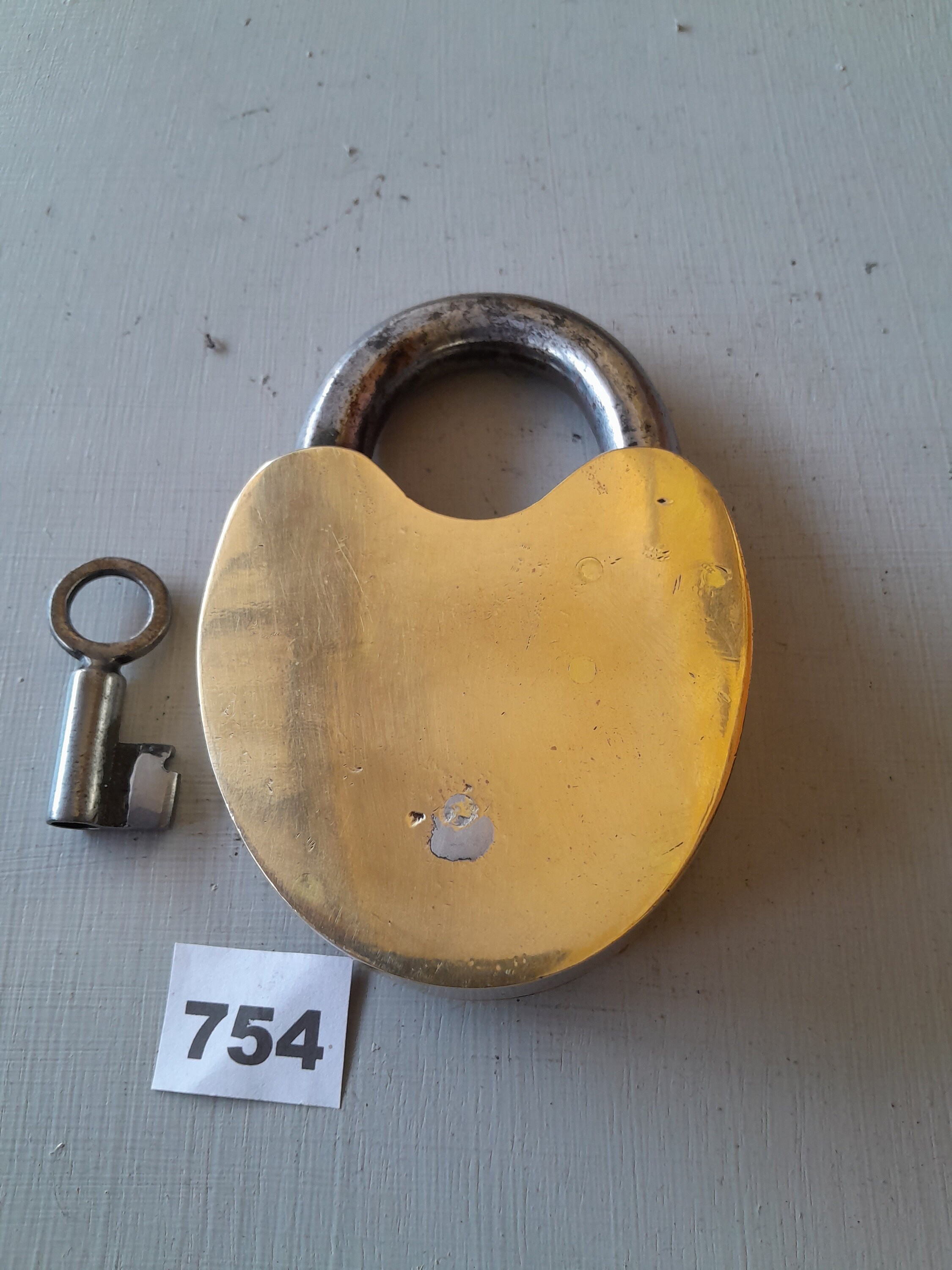 Extremely Rare Vintage Brass German Padlock Made by Herm Rubens Sohn ...