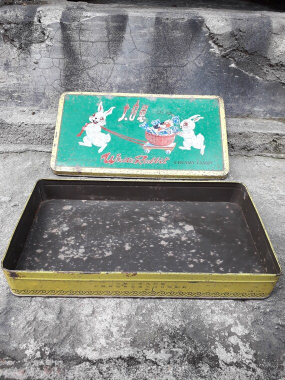 White Rabbit Candy Tin