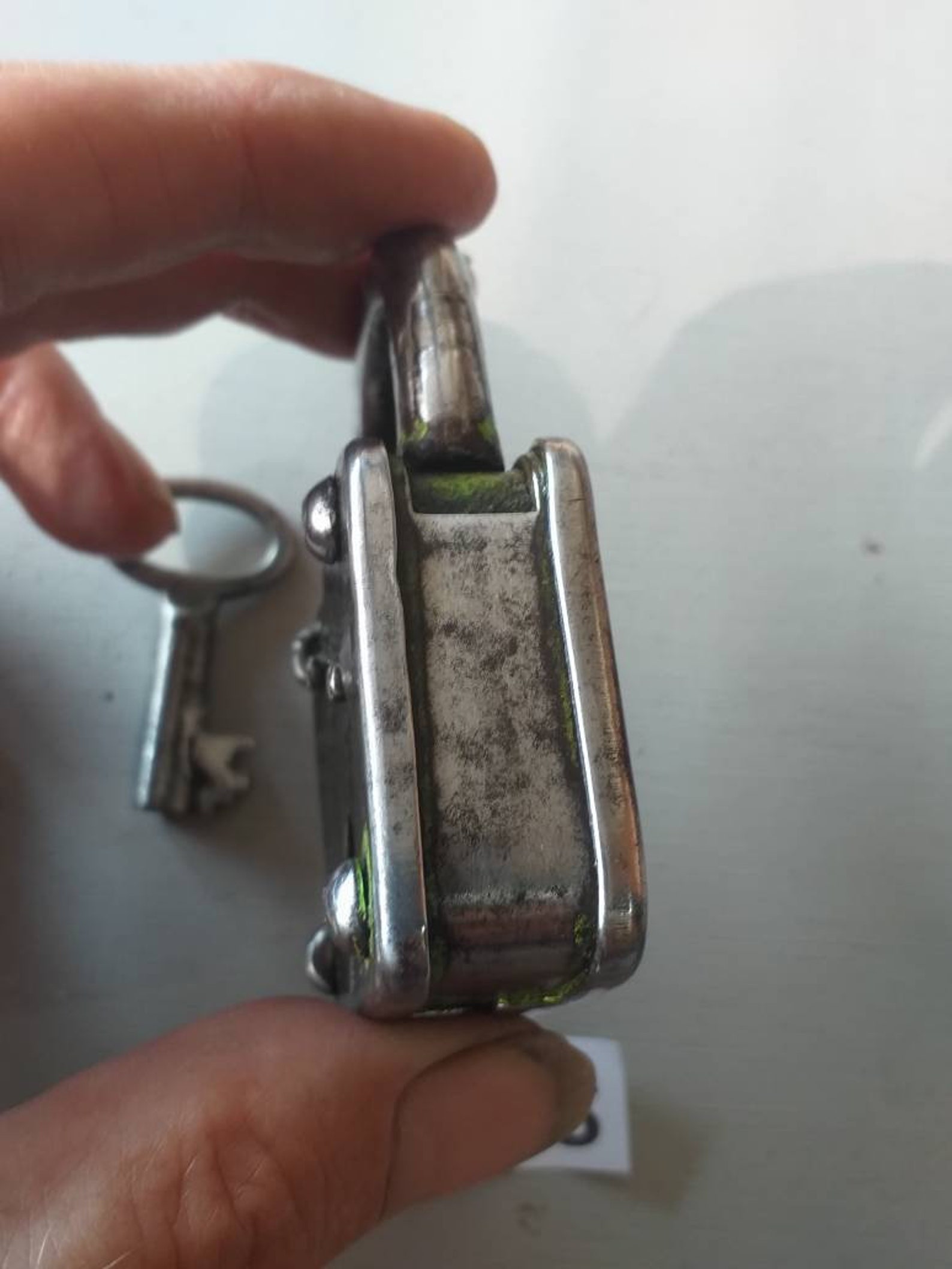 Vintage Steel German Padlock Made by Sicherungen 2 Touren in Working ...