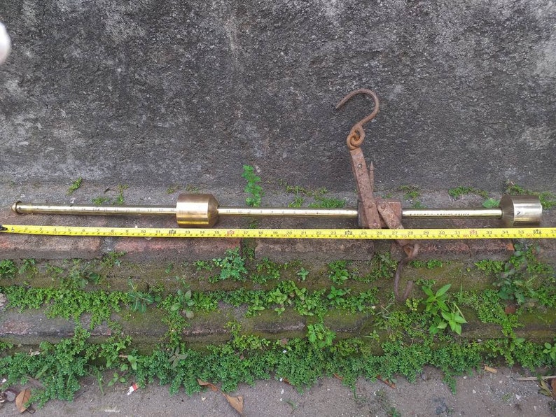 Vintage Victorian Brass Scales 25kg Yard Arm Scales Baby Weighing ...