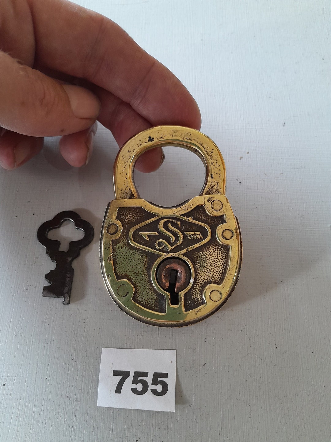 Vintage Brass Padlock Made by Slaymaker USA Early 1900s - Etsy