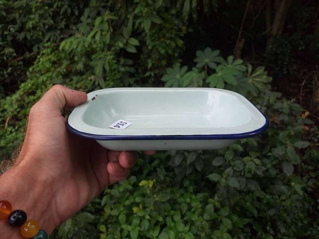 Vintage Small Mint Green Enamelware Baking Tray Over Tray 1950s - Etsy