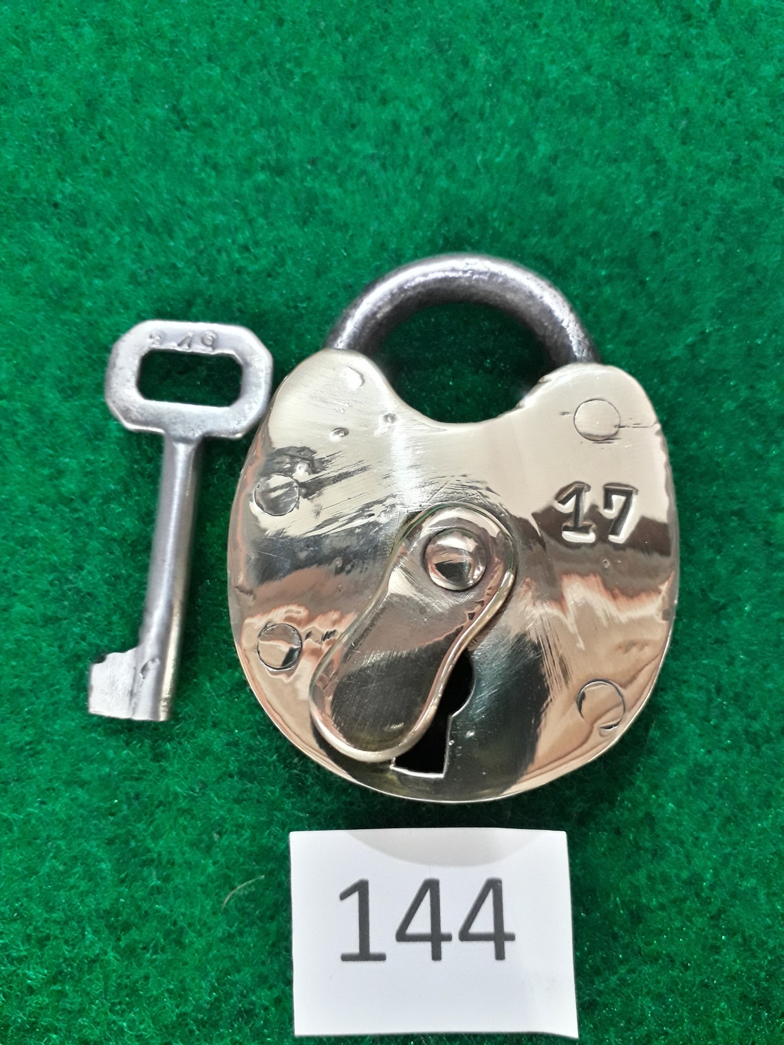 Vintage Brass Padlock Railway Padlock Railroad - Etsy