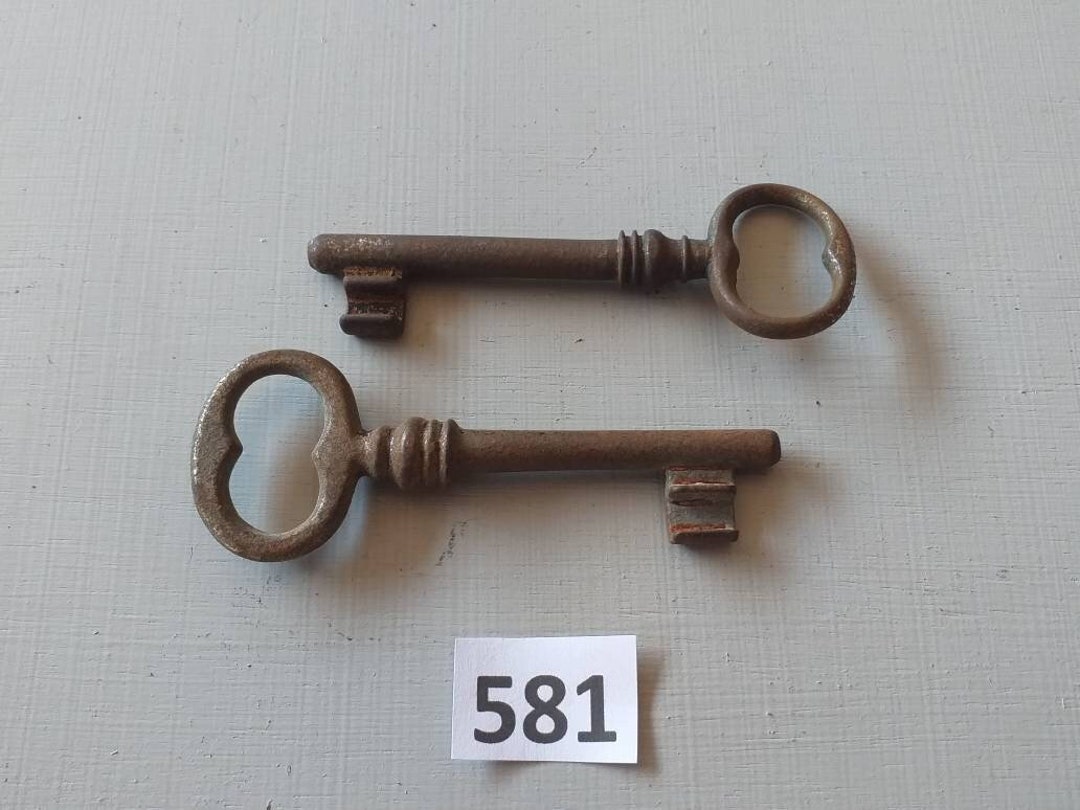 2 Large Vintage Victorian Keys in as Found Condition Original Vintage ...