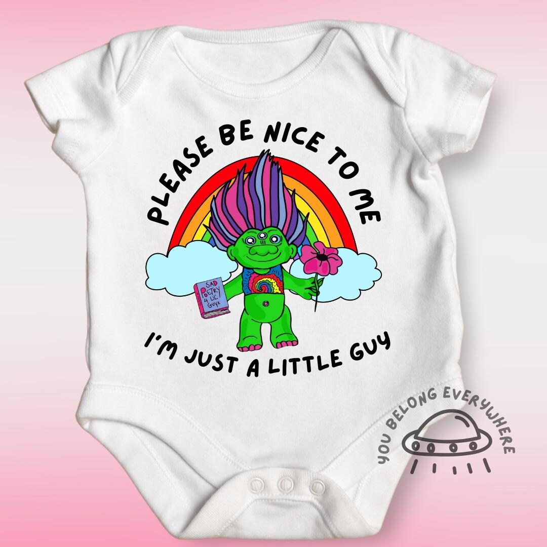 Troll Doll Unisex Baby Onesie, 80'S 90'S Y2K Baby Onesie, Funny Baby ...