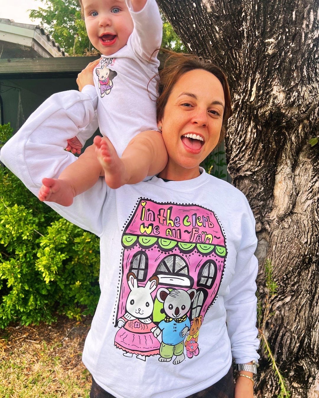Unisex Calico Critter Sweatshirt, in the Club We All Fam Merch, Plush ...