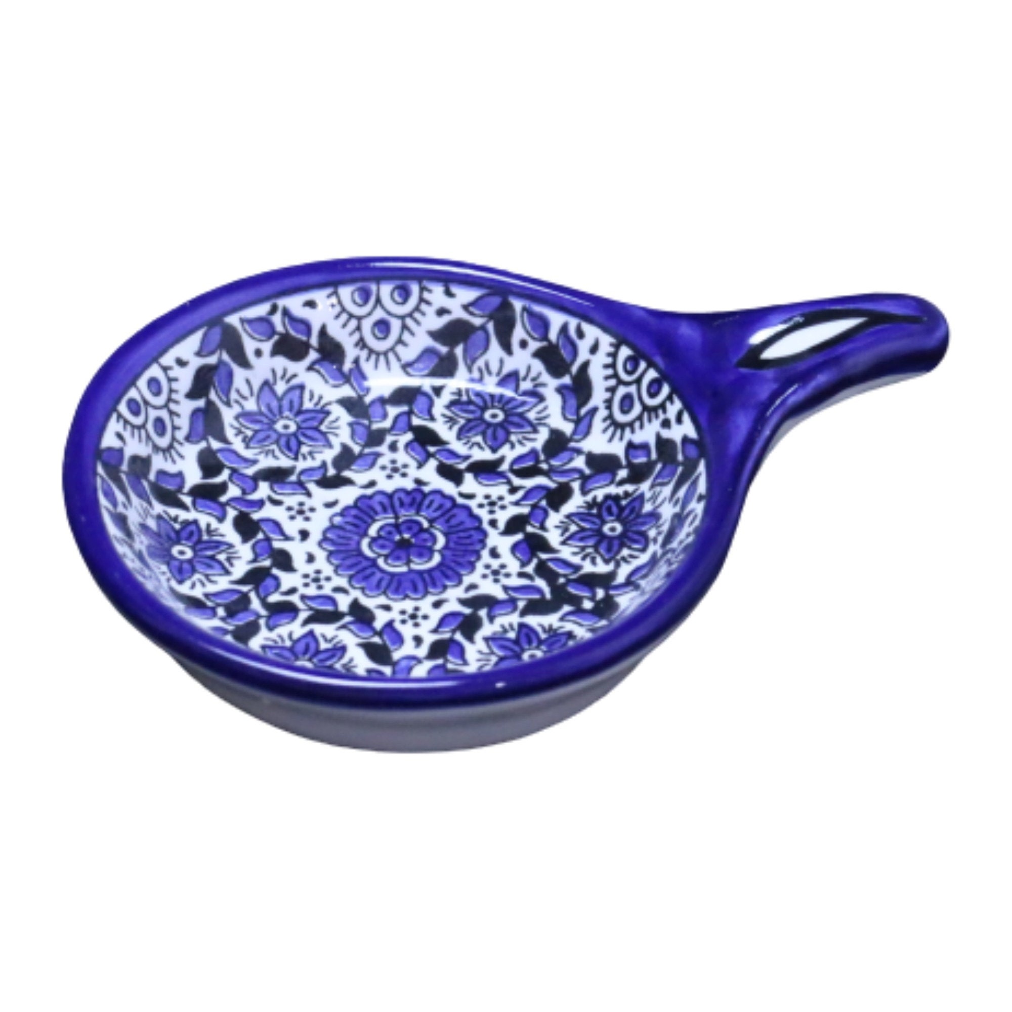 Ceramic Serving Wide Spoon Rest Hand-painted Floral - Etsy