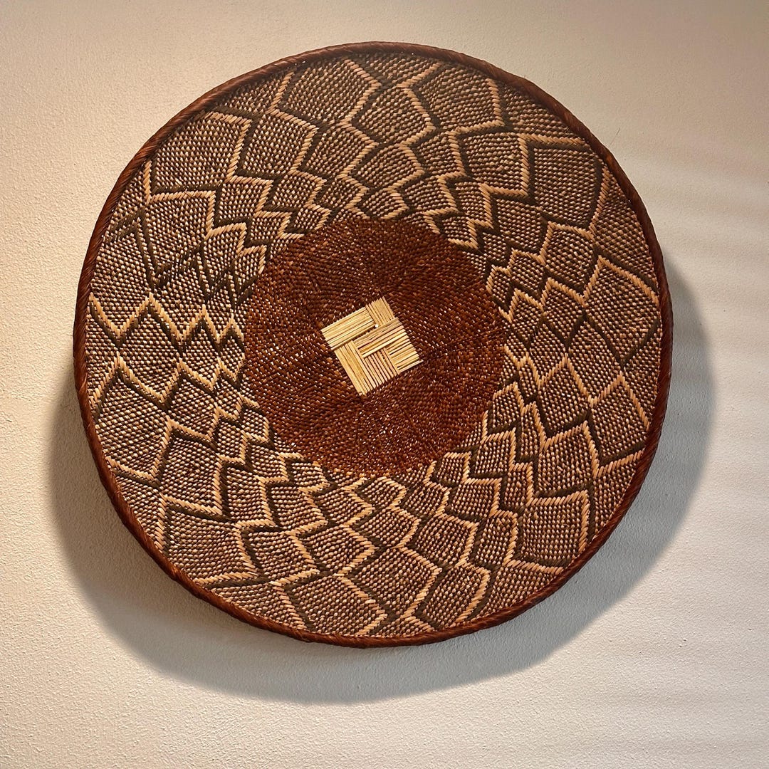 NEW Africa Woven Basket. Made by the Binga People of Zambia/zimbabwe ...