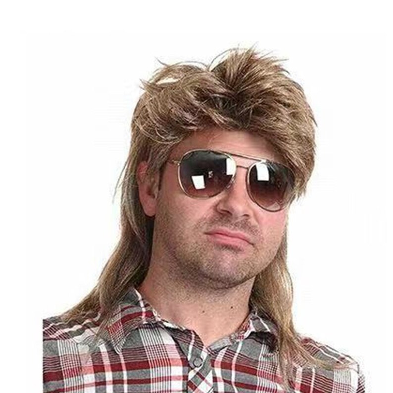 Perruque mulet rétro pour hommes postiche toupet longue - Etsy Canada