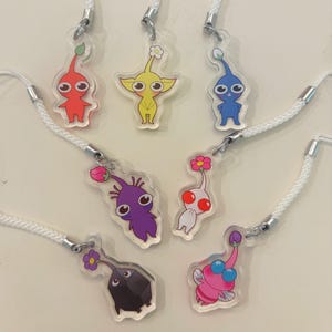 Pikmin Phone Charms - Etsy