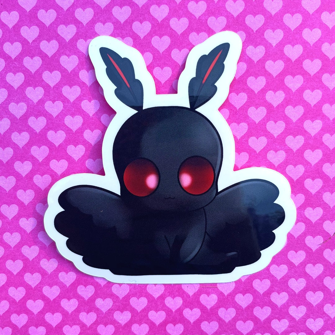 Moth Man Sticker - Etsy
