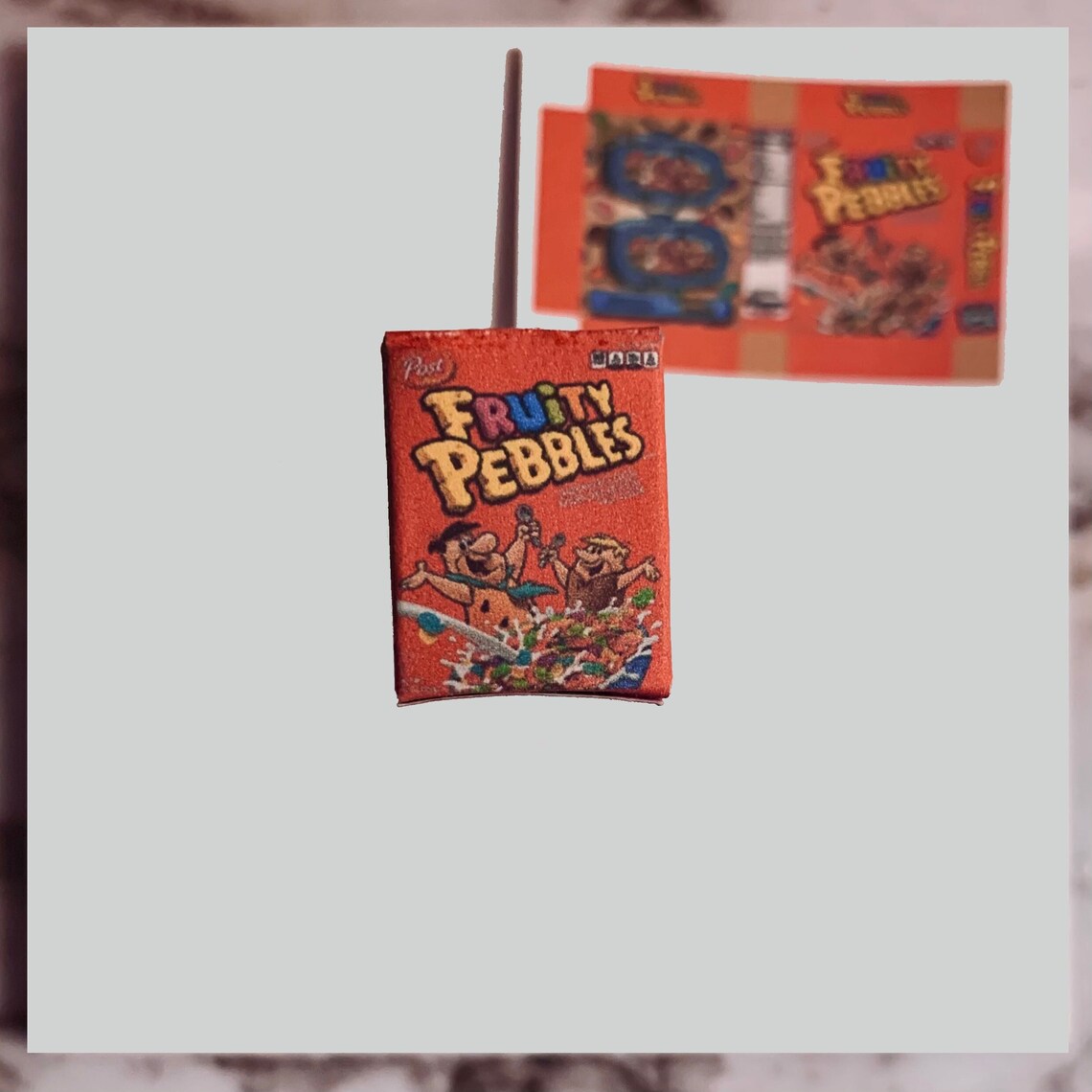 1/12 Scale Food Fruity Pebbles Cereal Printable Template Digital Box - Etsy