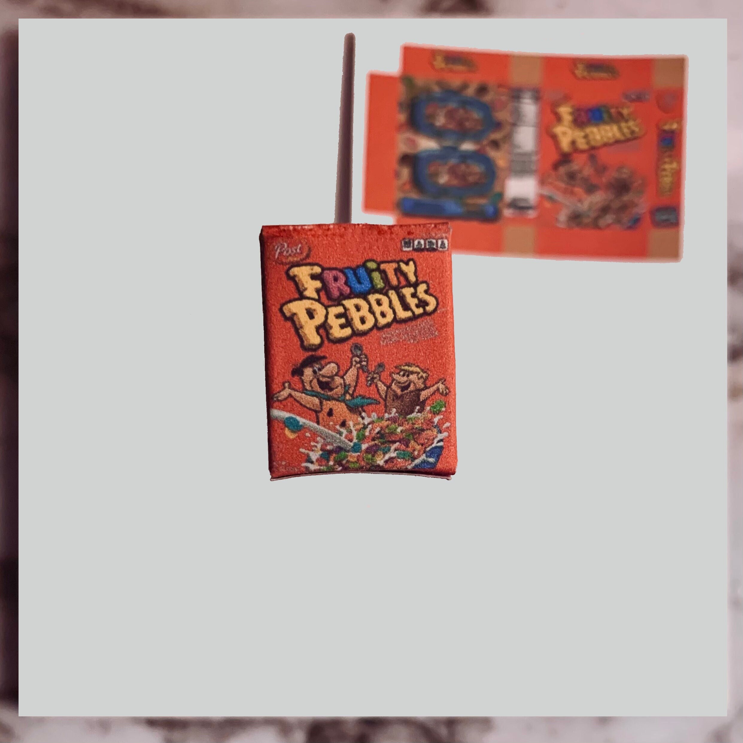 1/12 Scale Food Fruity Pebbles Cereal Printable Template Digital Box - Etsy
