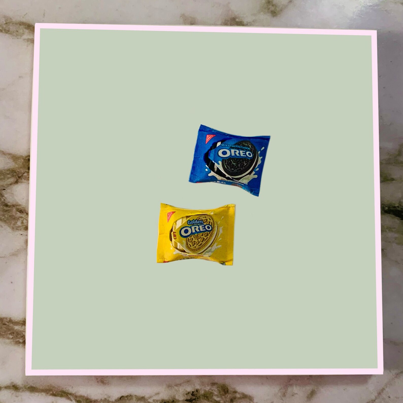 1/12 Scale Food Golden Oreo Printable Template Digital Box - Etsy