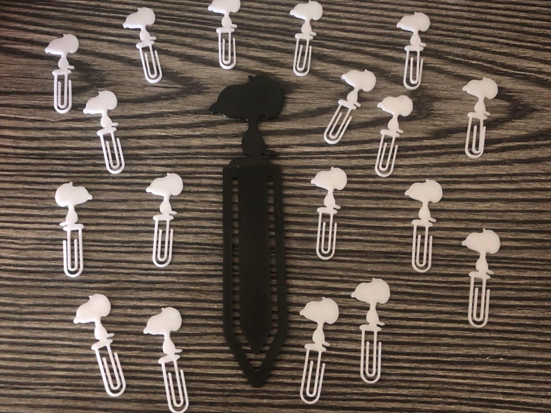 Snoopy Bookmark & Paperclip Set - Etsy