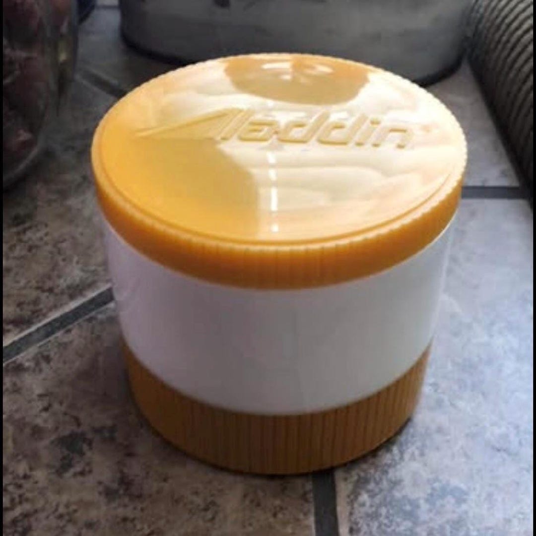 Aladdin Thermo #7000 Jar Insulated Hot Cold Soup Lunch Time Refreezable ...