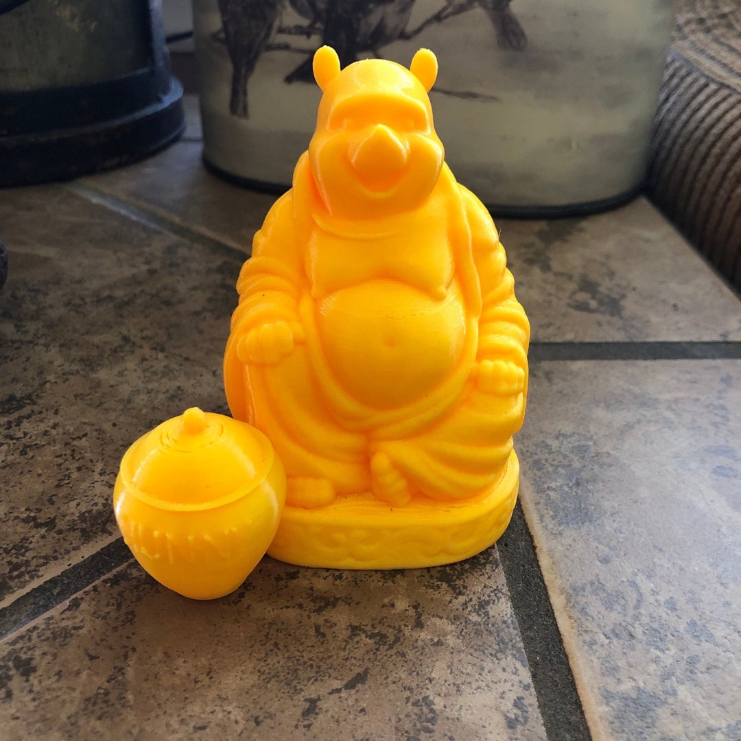 Winnie the Pooh Buddha With Hunny Pot - Etsy