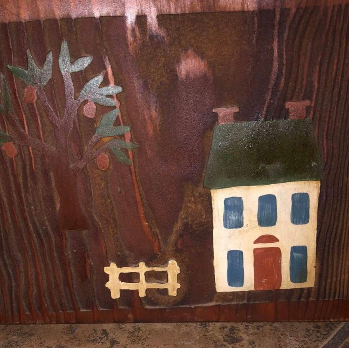 Vintage Primitive Wood Clock Decor - Etsy
