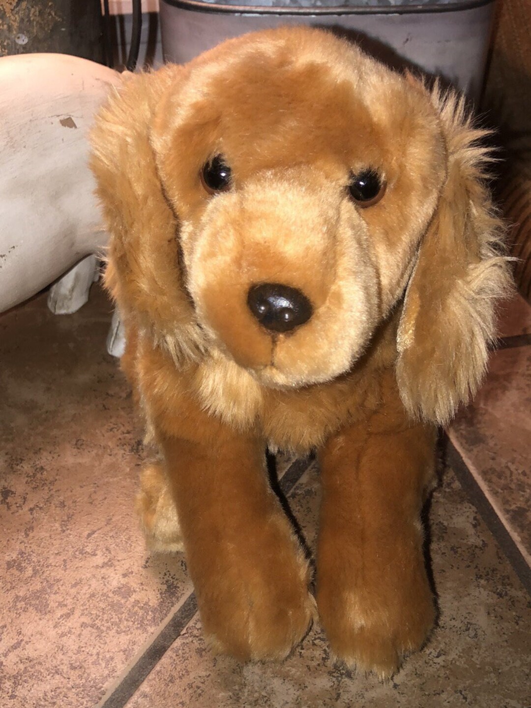 Animal Alley Golden Retriever Puppy Dog Plush Vintage - Etsy