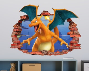 Charizard Vinyl Sticker - Etsy