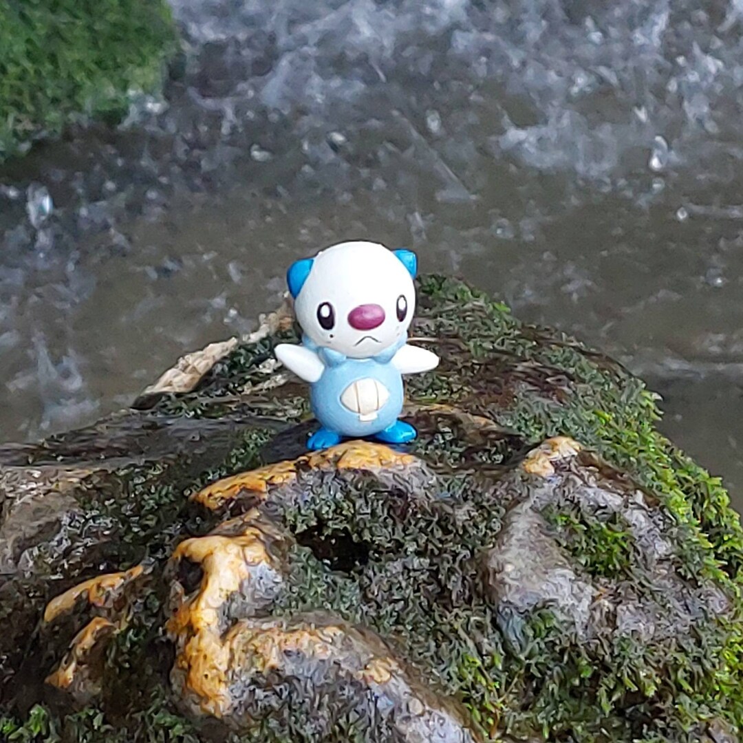 Shiny Pokemon Oshawott Figure Pokemon Legend Arceus - Etsy