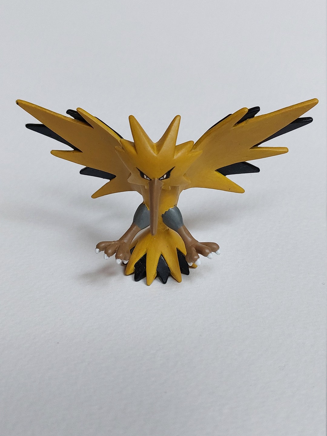 Shiny Pokemon Zapdos Figure Customed Pokemon Toy Custom - Etsy