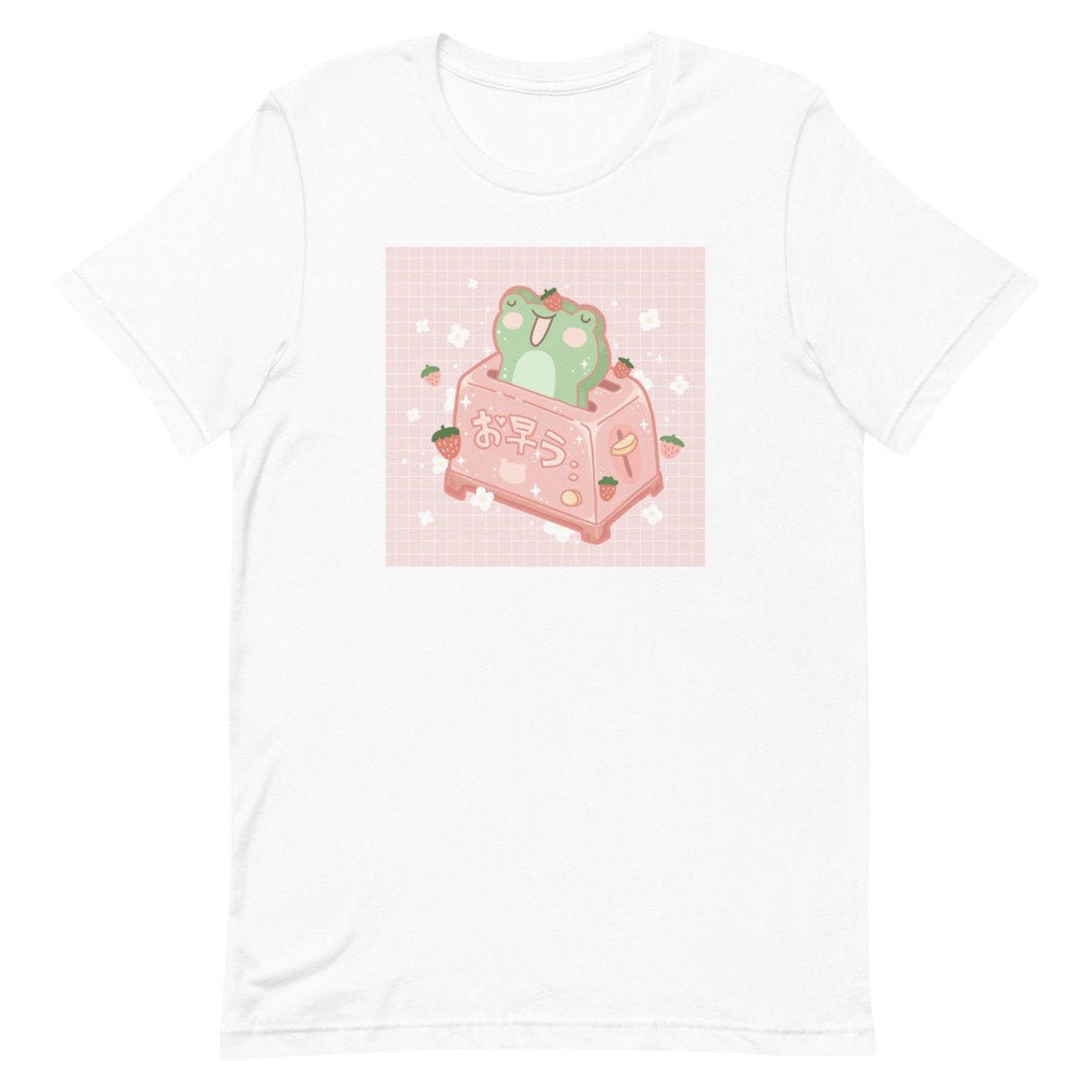 Kawaii Aesthetic Frog Tee | Cute Frog Shirt | Good Morning Frog Tee - Etsy