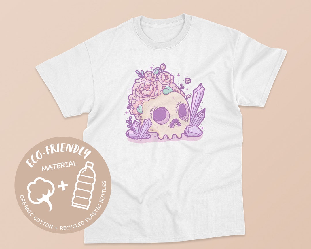 Organic Cotton Pastel Goth Tee | Original Pastel Goth Design | Eco ...