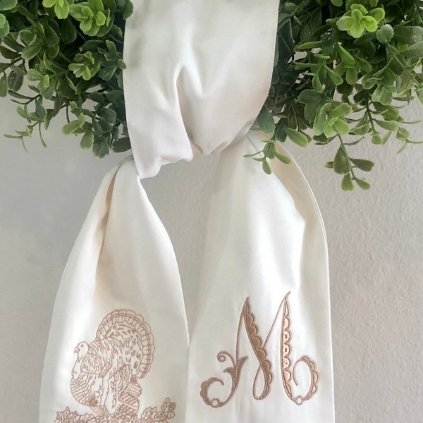 Embroidered Sash - Etsy