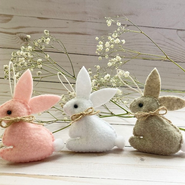 Felt Bunny - Etsy