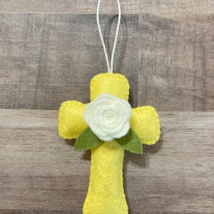 Felt Cross Ornaments, Easter Ornament, Religious Ornaments - Etsy