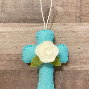 Felt Cross Ornaments, Easter Ornament, Religious Ornaments - Etsy