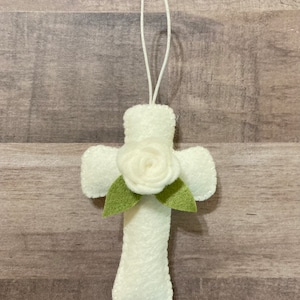 Felt Cross Ornaments, Easter Ornament, Religious Ornaments - Etsy