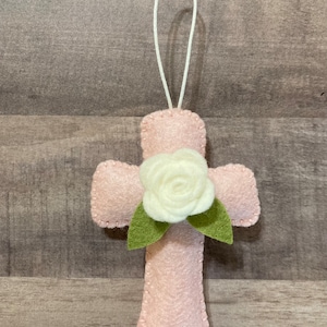 Felt Cross Ornaments, Easter Ornament, Religious Ornaments - Etsy