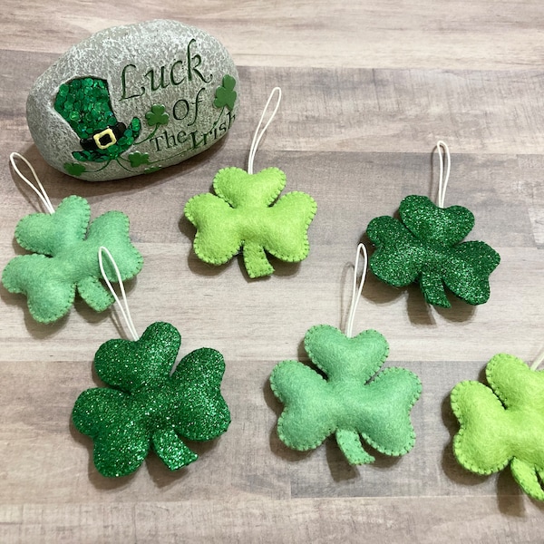 Shamrock Ornaments - Etsy
