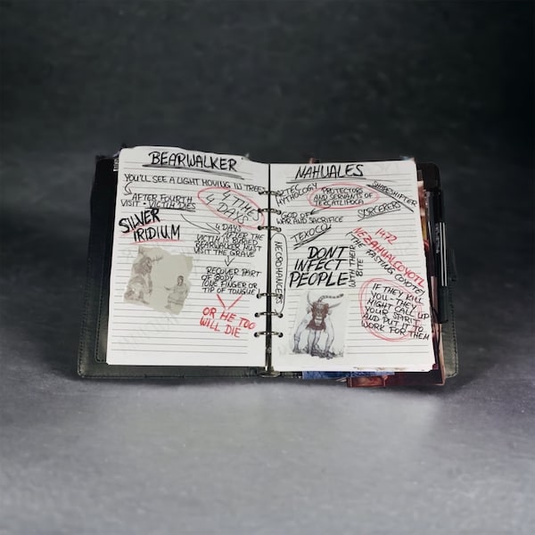 Supernatural John Winchester Diary - Etsy