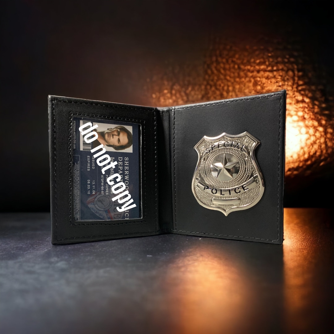 Police Badge Supernatural sam or Dean - Etsy