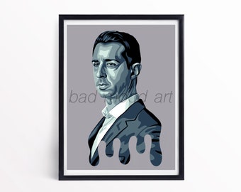 Succession, Digital Illustration, NYC, Art Print, Art, Shiv Roy ...